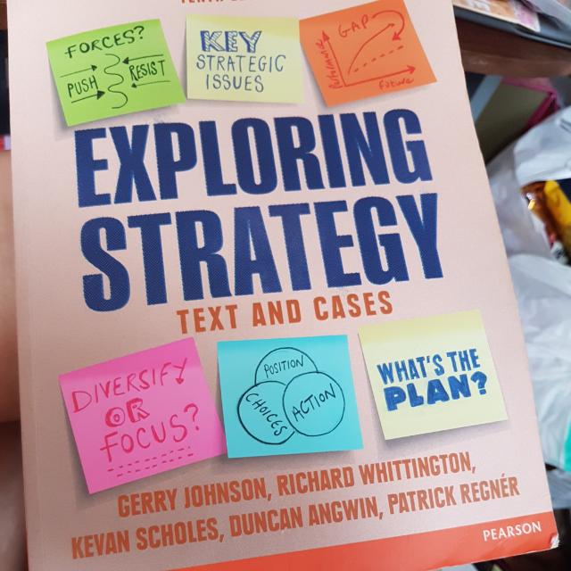 Exploring Strategy 10th Edition, Hobbies & Toys, Books & Magazines ...