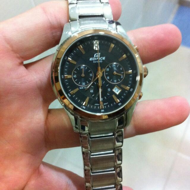 Original Casio Edifice Chrono Watch, Men's Fashion, Watches ...