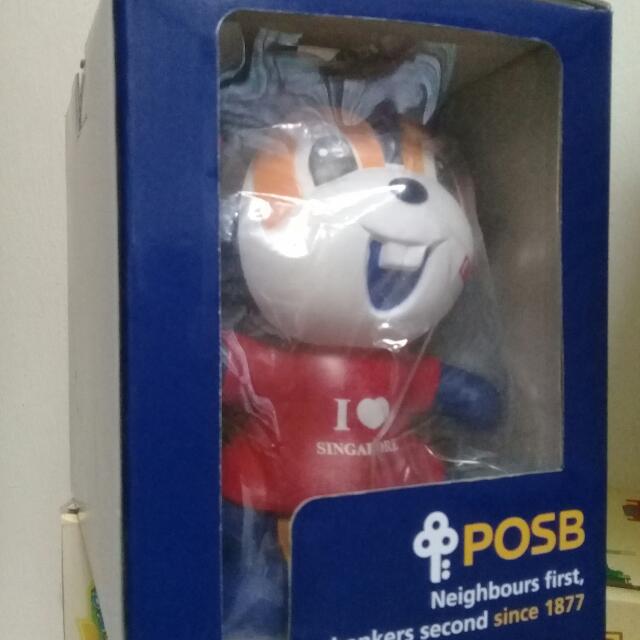 POSB Coin Bank Smiley Squirrel - Limited Edition, Everything Else on ...