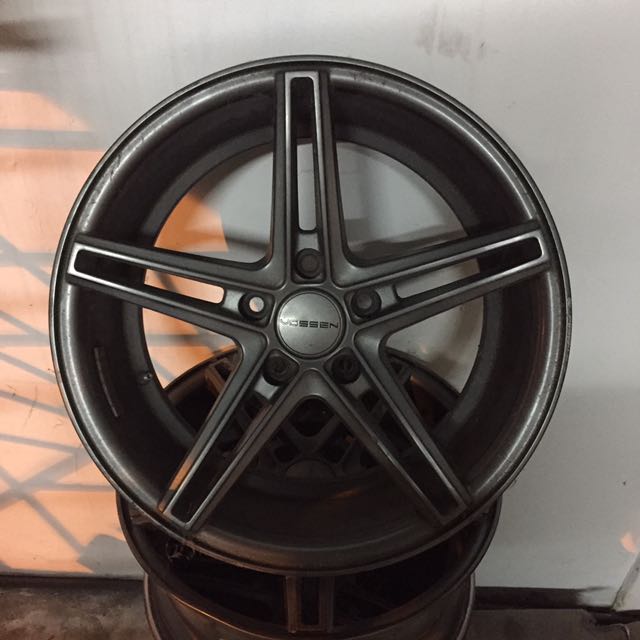Sport rim Vossen CV5 17" inch 5 hole, Auto Accessories on Carousell
