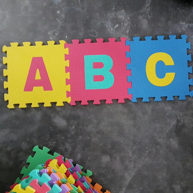 Baby 'Alphabet' Playmat, Babies & Kids, Infant Playtime on Carousell
