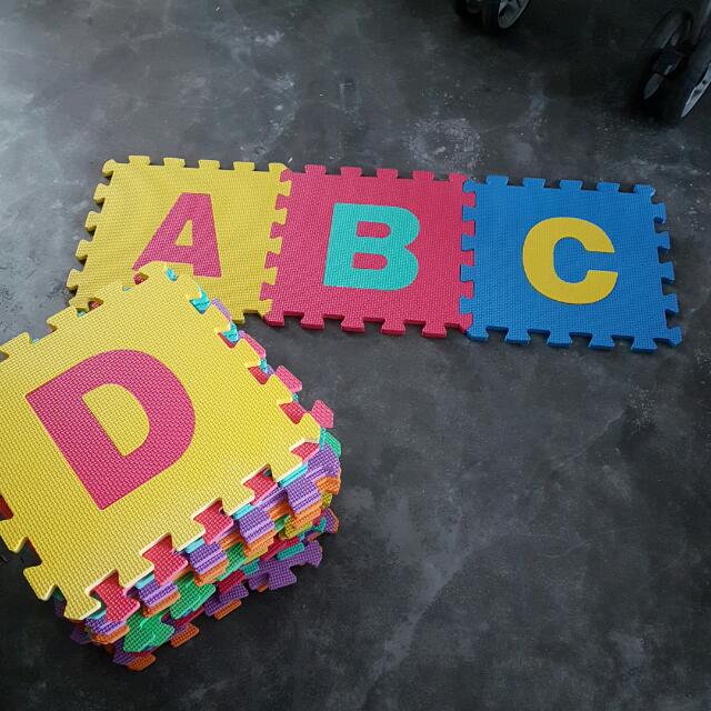 Baby 'Alphabet' Playmat, Babies & Kids, Infant Playtime on Carousell