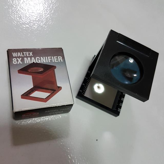 Brand New Waltex Compact 8x Magnifier Folding Linen Tester, Everything ...