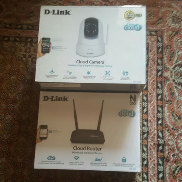 D-Link Cloud Camera + Cloud Router, Furniture & Home Living, Security ...