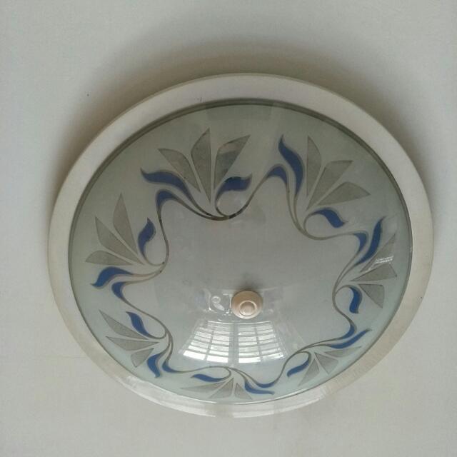 Lampu Siling Bulat Saiz XL, Furniture & Home Living, Lighting & Fans ...