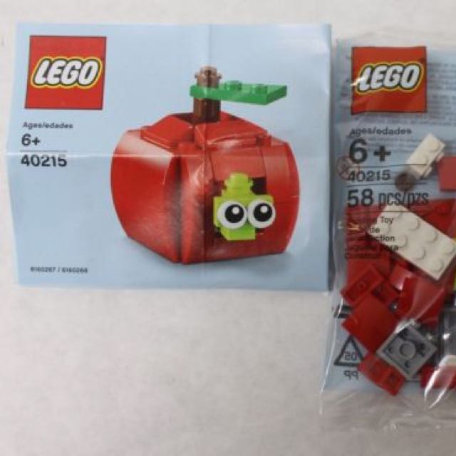 Lego set 40215 (Apple And Worm-Mini Build), Hobbies & Toys, Toys ...