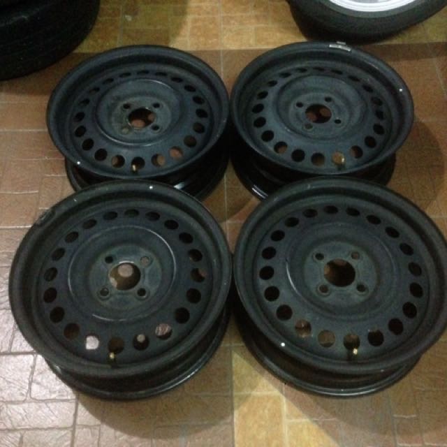 Rim Besi 15 Pcd100, Auto Accessories on Carousell