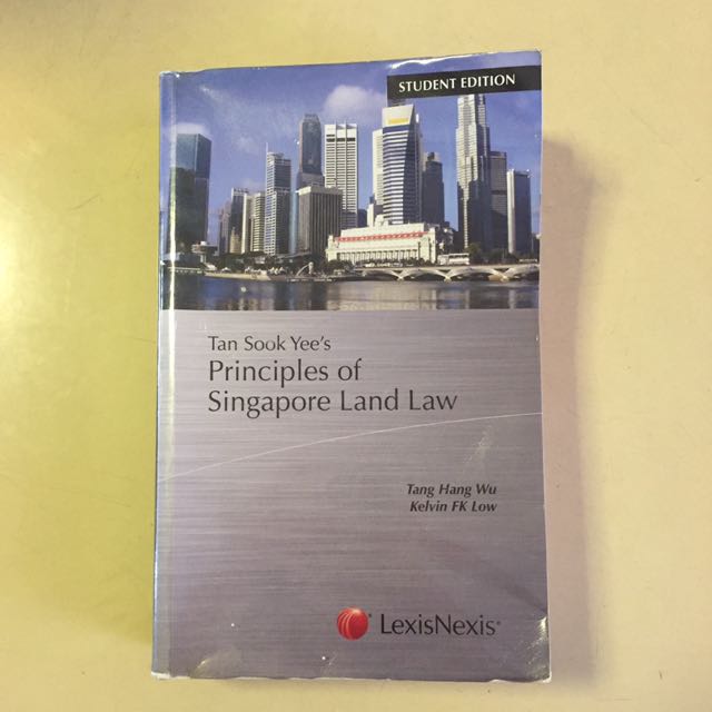 Tan Sook Yee's Principles Of Singapore Land Law, Hobbies & Toys, Books ...