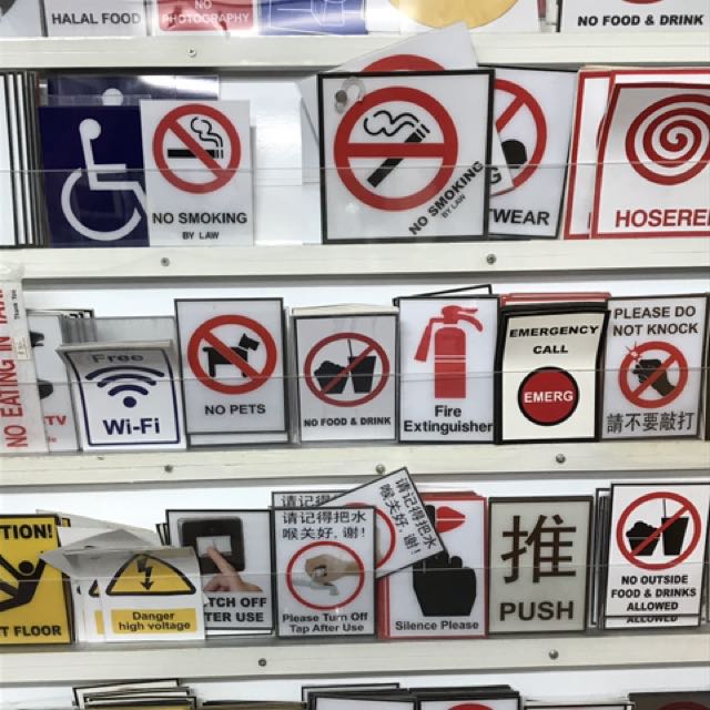 Custom-made and Ready Signs Available. 30years Experience in Sign ...