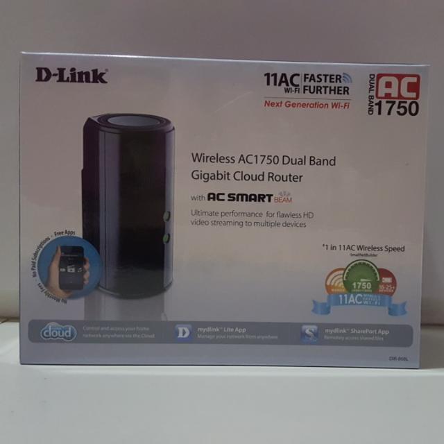 D-Link wireless AC1750 Dual Band Gigabit Cloud Router, Computers & Tech ...