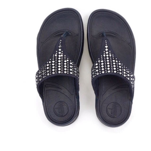 FitFlops Novy in Supernavy, Women's Fashion, Footwear, Flipflops and ...
