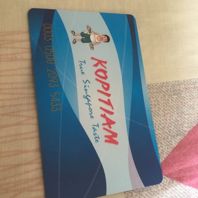 Kopitiam Blue rewards card, Tickets & Vouchers, Vouchers on Carousell