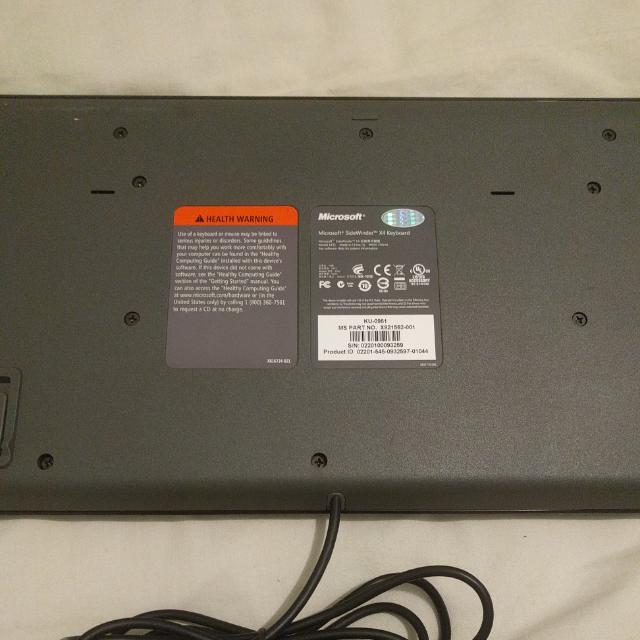 Microsoft Side Winder X4 Keyboard, Computers & Tech, Parts ...