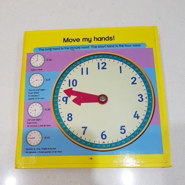 My First Clock Book - Kohwai & Young, Hobbies & Toys, Books & Magazines ...