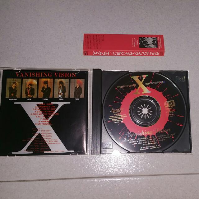 X Japan - Vanishing Vision Cd (Original Japan Rare), Hobbies & Toys ...