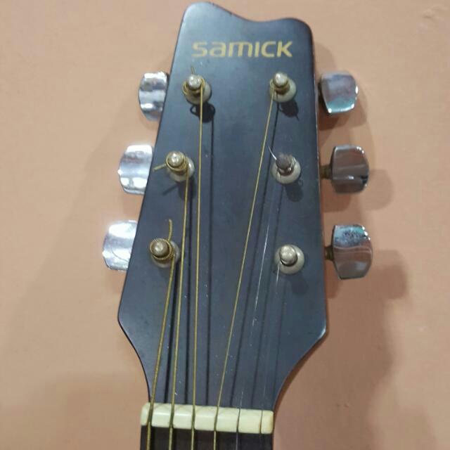 Acoustic Guitar Dreadnought Samick Lw-017 Rare Discontinued Martin D15 ...