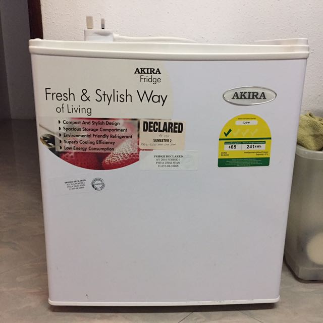 Akira Bar Fridge, TV & Home Appliances, Kitchen Appliances ...