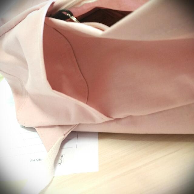 BONJOUR BAG COOL LIGHT PINK CUTE BAG TRAVEL SCHOOL BAG fjalraven kanken ...