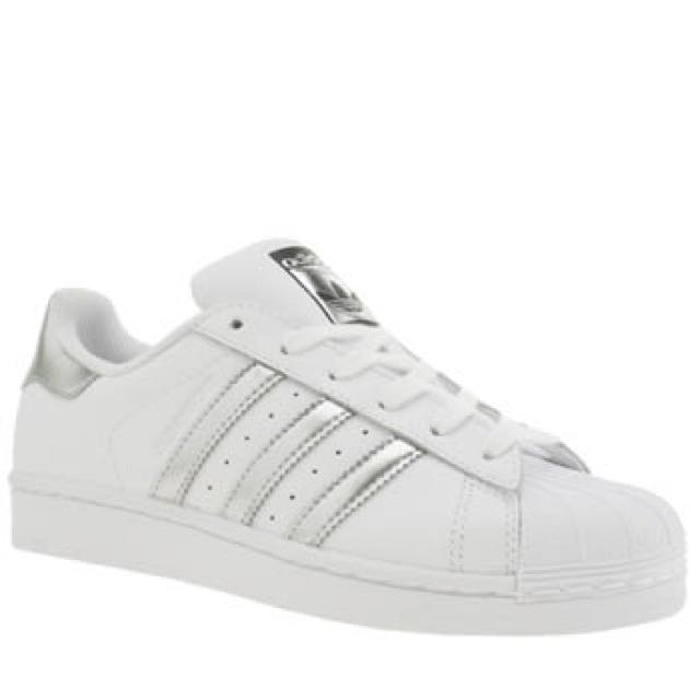 BRAND NEW ADIDAS ORIGINAL SUPERSTAR SILVER, Women's Fashion, Footwear ...