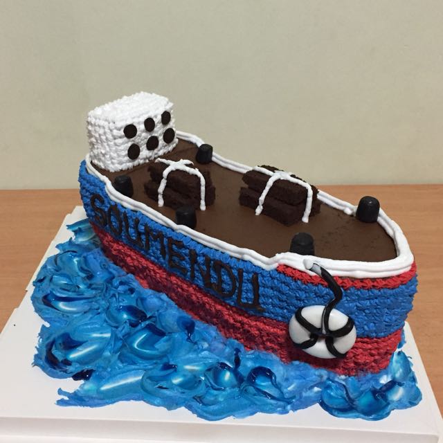 Cargo Ship Cake, Food & Drinks, Homemade Bakes on Carousell