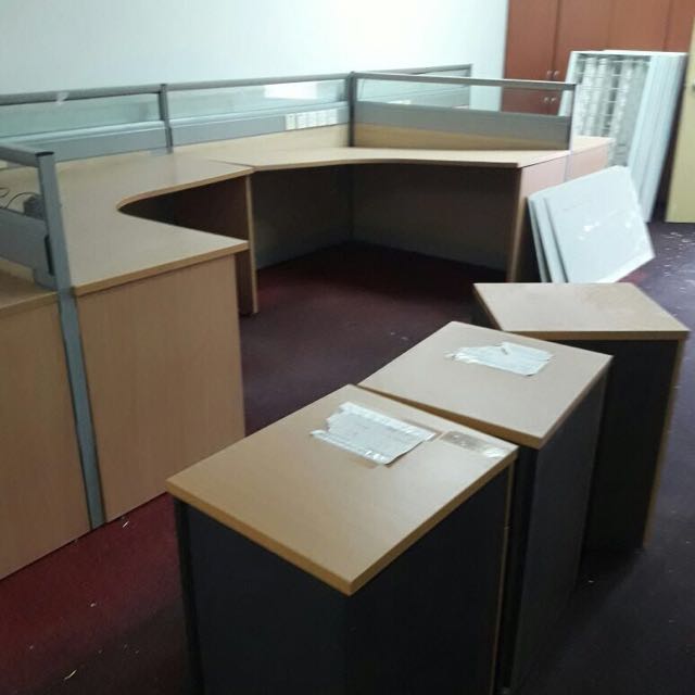 Cluster Of L Shape Tables, Furniture & Home Living, Furniture, Tables ...