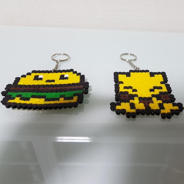 Pixel Art Keychain, Hobbies & Toys, Stationery & Craft, Art & Prints on ...