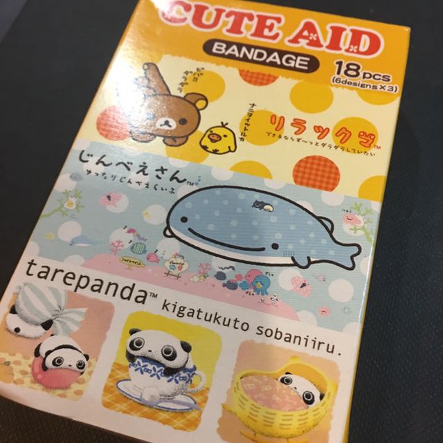 Sanrio Cute Aid Bandage/ Bandaid, Beauty & Personal Care, Hands & Nails ...