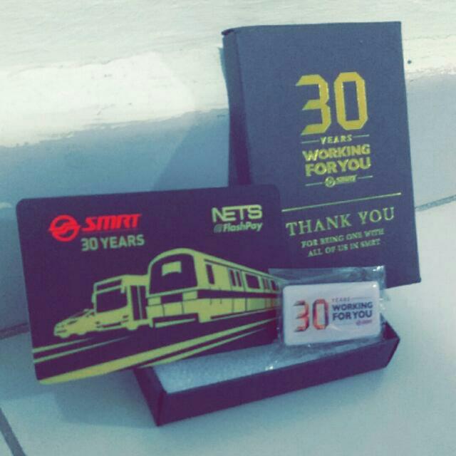 SMRT 30th Anniversary Commemorative NETS FlashPay Card, Everything Else ...