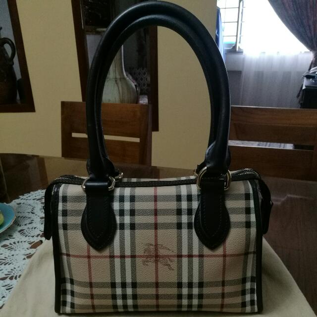 Authentic Burberry Handbag, Luxury, Bags & Wallets on Carousell