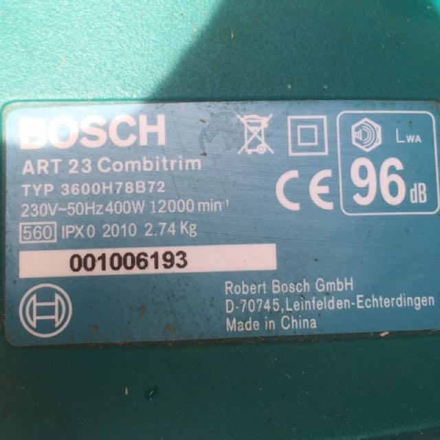 Combi Trim 23cm BOSCH, Furniture & Home Living, Gardening, Gardening ...