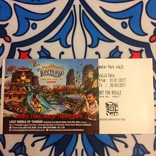 LOST WORLD OF TAMBUN TICKET, Tickets & Vouchers, Local Attractions and ...