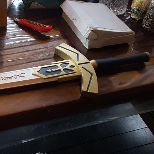 Saber Excalibur 1:1 Foam Cosplay Sword, Hobbies & Toys, Memorabilia ...
