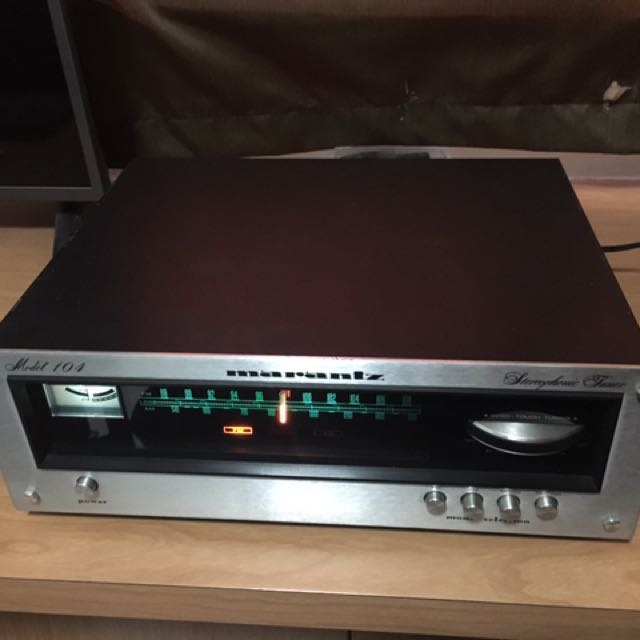Vintage Marantz Model 104 AM/FM Tuner, Electronics, Audio on Carousell