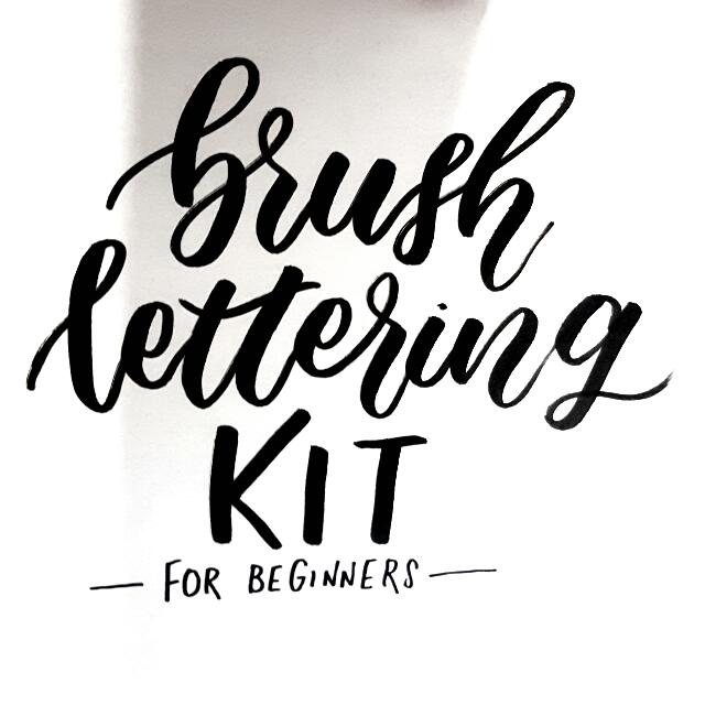 Brush Lettering Kit For Beginners, Hobbies & Toys, Stationery & Craft ...
