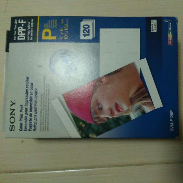 Color print paper Sony DPP-F 4*6inch, Photography, Photography ...
