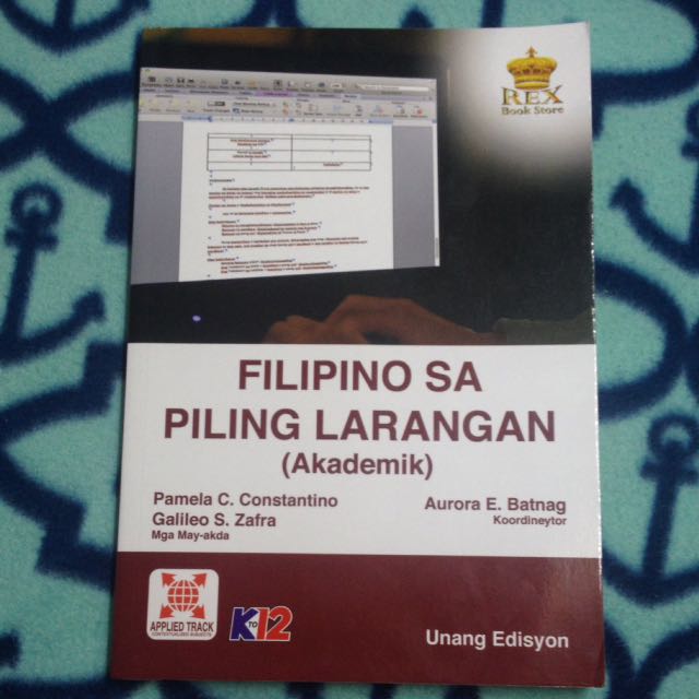 Filipino Textbook for Senior High School, Hobbies & Toys, Books ...