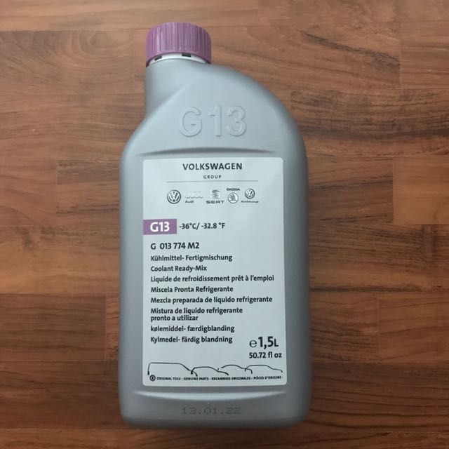 G13 1.5ltr Coolant Audi/ VW, Car Accessories on Carousell