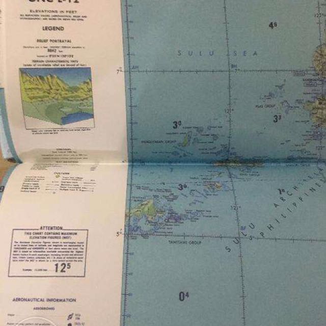Philippine WAC ONC map J12/K11/L12, Hobbies & Toys, Books & Magazines ...