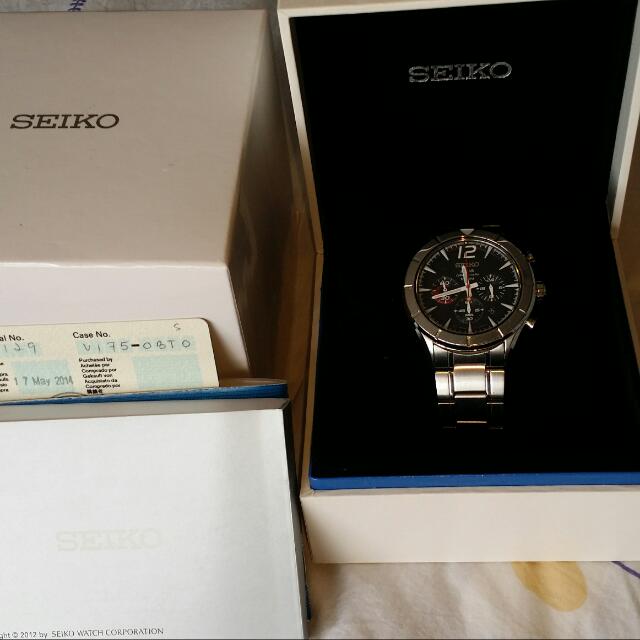 Seiko Solar Watch, Men's Fashion, Watches & Accessories, Watches on ...
