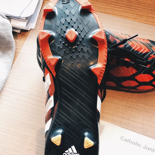 Adidas Predator Absolion Instinct FG (Solar Red, Black), Sports ...