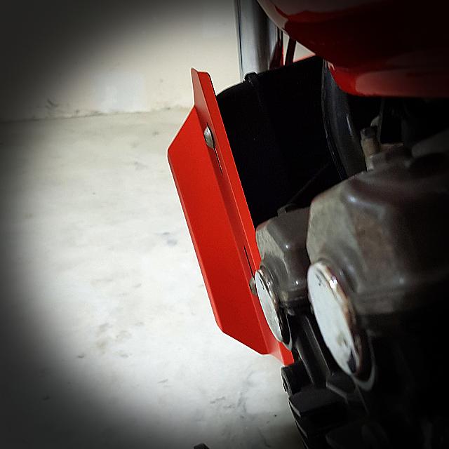 CB400 Super Four Radiator Side Guard /Cover, Motorcycles, Motorcycle ...