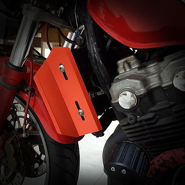 CB400 Super Four Radiator Side Guard /Cover, Motorcycles, Motorcycle ...