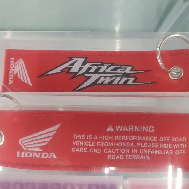 Honda Africa Twin Key Tag, Motorcycles, Motorcycle Accessories on Carousell