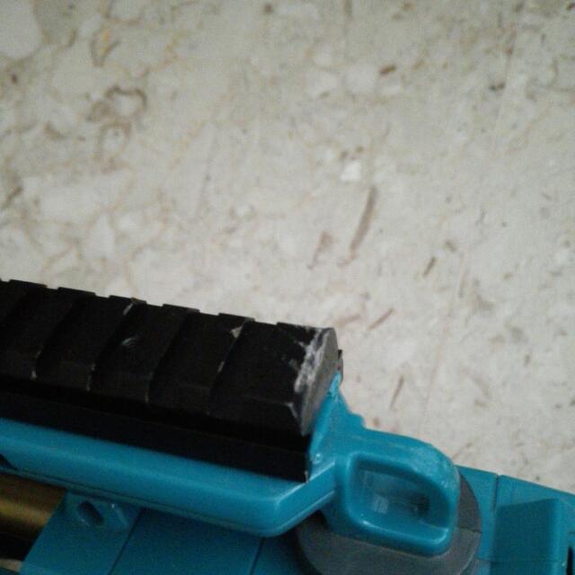 Modified Nerf Longshot (Brass Breech) With Freebies, Hobbies & Toys, Toys & Games on Carousell