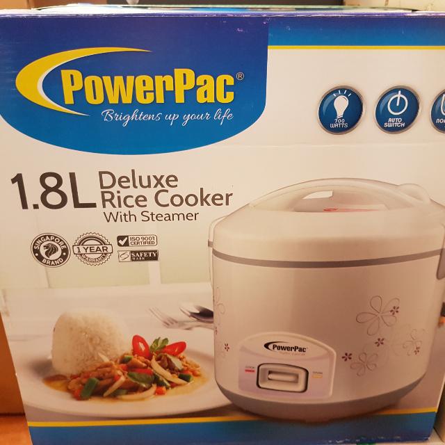 Powerpac Deluxe Rice Cooker, TV & Home Appliances, Kitchen Appliances ...