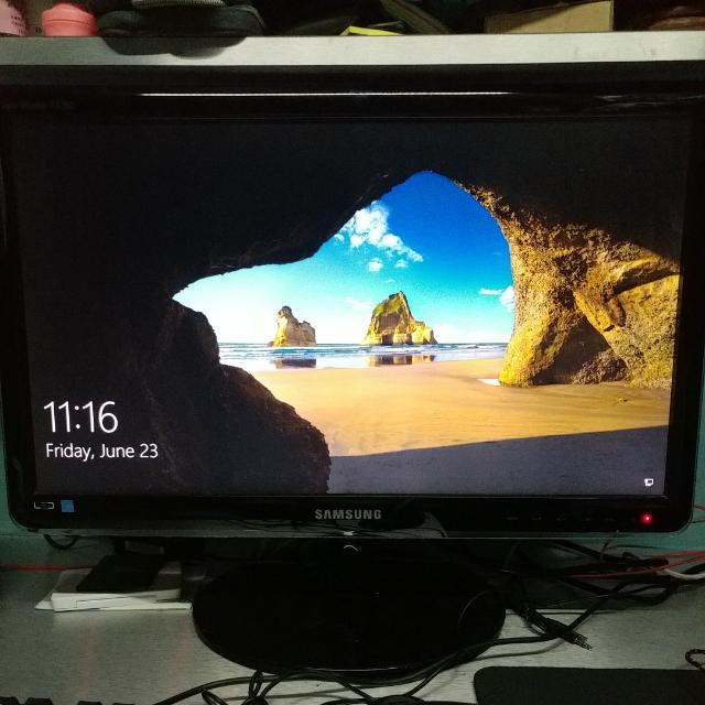 Samsung 21' Syncmaster Monitor LED全高清Mon, 家庭電器, 電視 & 其他娛樂, 電視組件及配件 ...