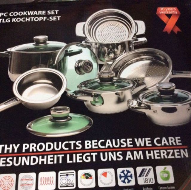 Complete cookware set, Furniture & Home Living, Kitchenware & Tableware ...