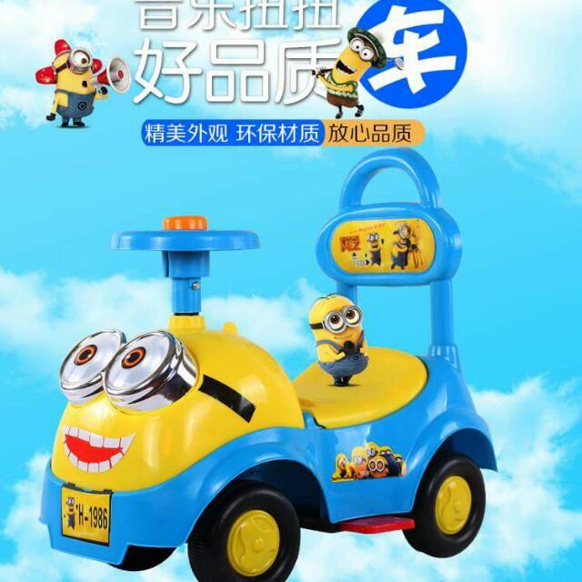 Minions Toy Car, Babies & Kids, Infant Playtime on Carousell