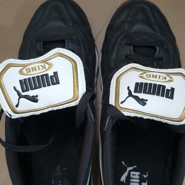 Puma King Black/White/Gold, Men's Fashion, Footwear, Sneakers on Carousell