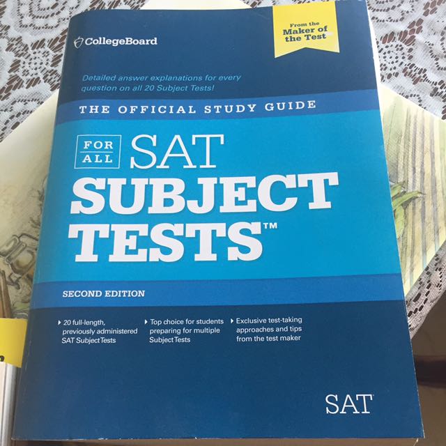 Sat Subject Test Official Guide, Hobbies & Toys, Books & Magazines ...